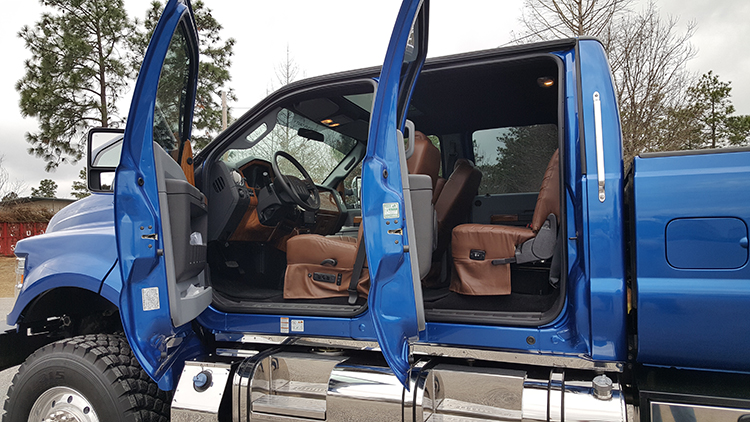 Custom Ford F650 Interior